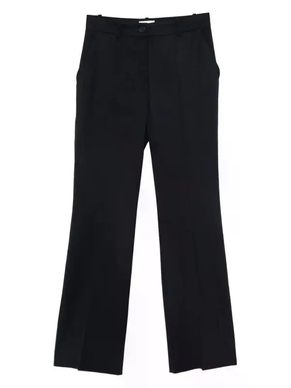 P.a.r.o.s.h Pocket-detail Wool Trousers - Blue