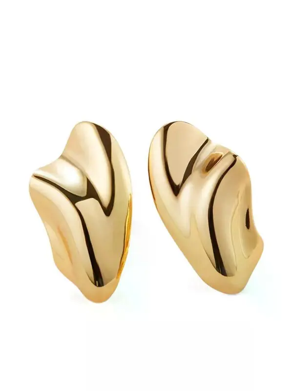 Jenny Bird Sculpted Earrings - Gold