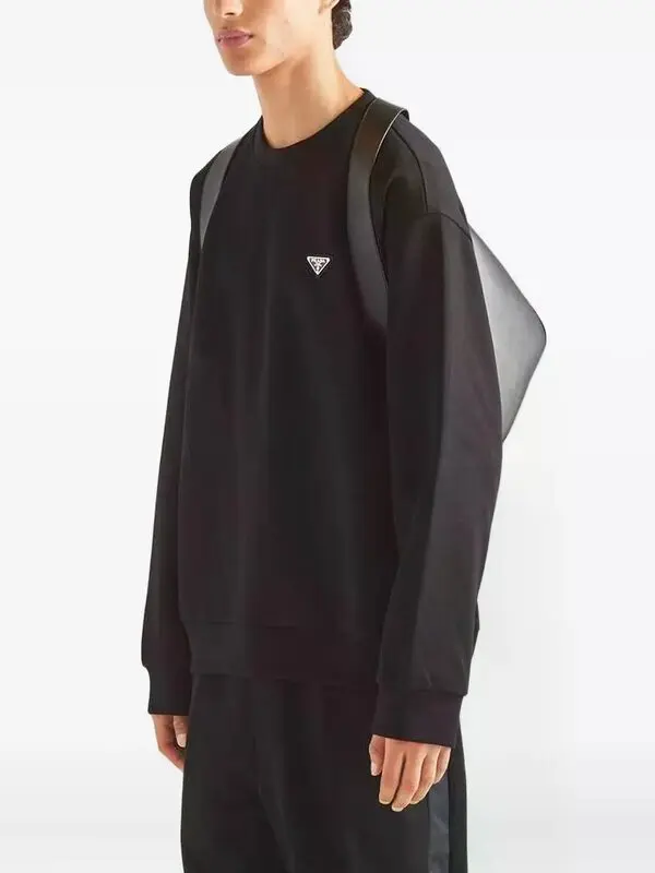 Prada Logo-plaque Sweatshirt