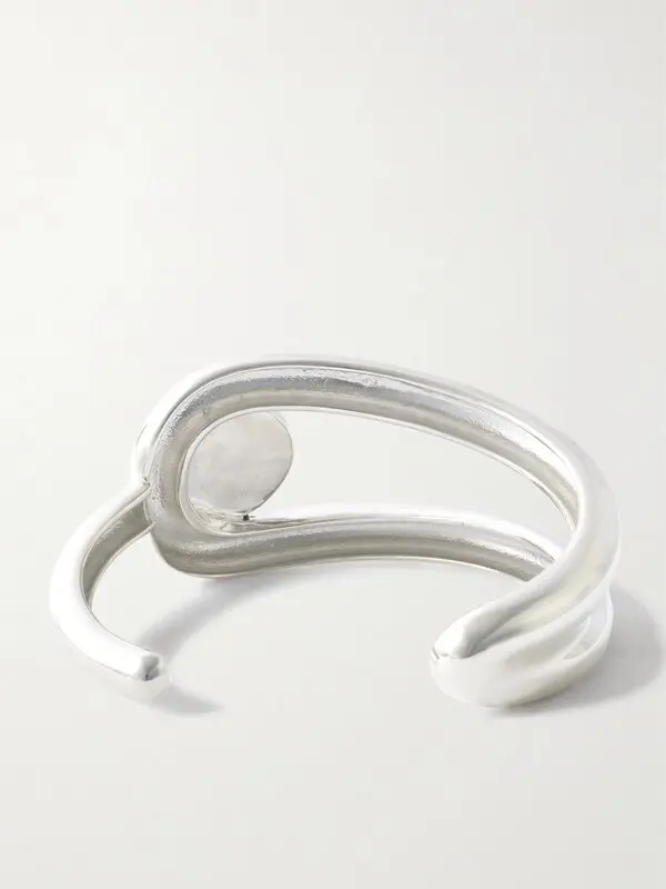 Agmes Becky Recycled Sterling Lapis Lazuli Cuff