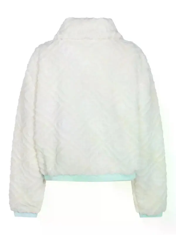 Casablanca Textured Zip-up Jacket - Neutrals