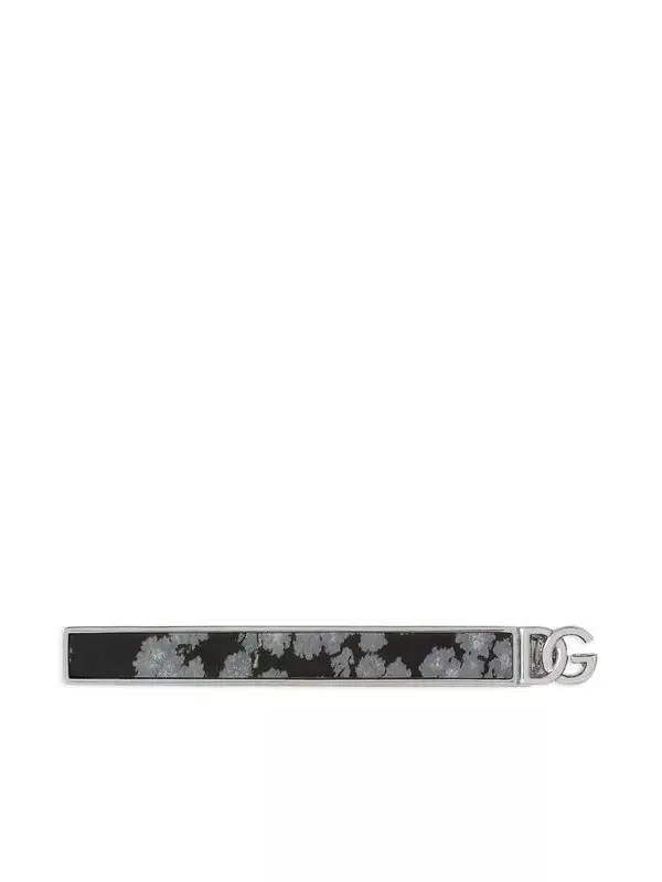 Dolce & Gabbana Logo-embellished Tie Clip - Silver