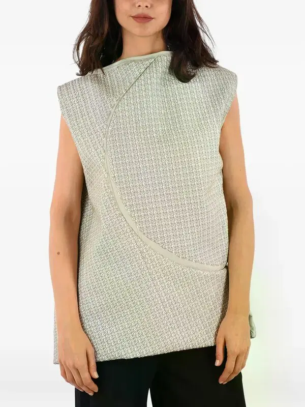 Rick Owens Embroidered Sleeveless Blouse