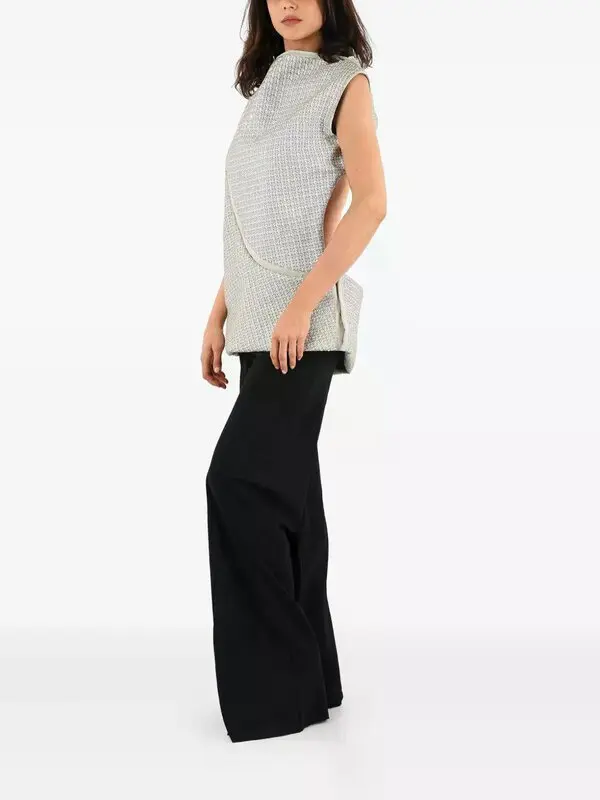 Rick Owens Embroidered Sleeveless Blouse