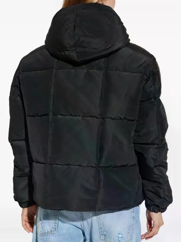 EA7 Logo-print Puffer Jacket - Uc001 Black