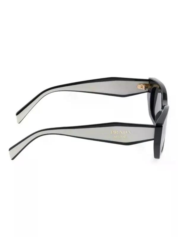 Prada Rectangle Frame Sunglasses - Black