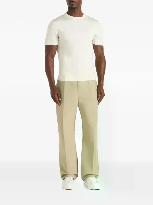 Manière De Voir Henri Foldover Trousers - Green