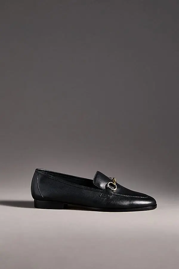 Maeve Horsebit Loafers - Black
