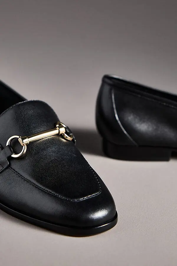 Maeve Horsebit Loafers - Black