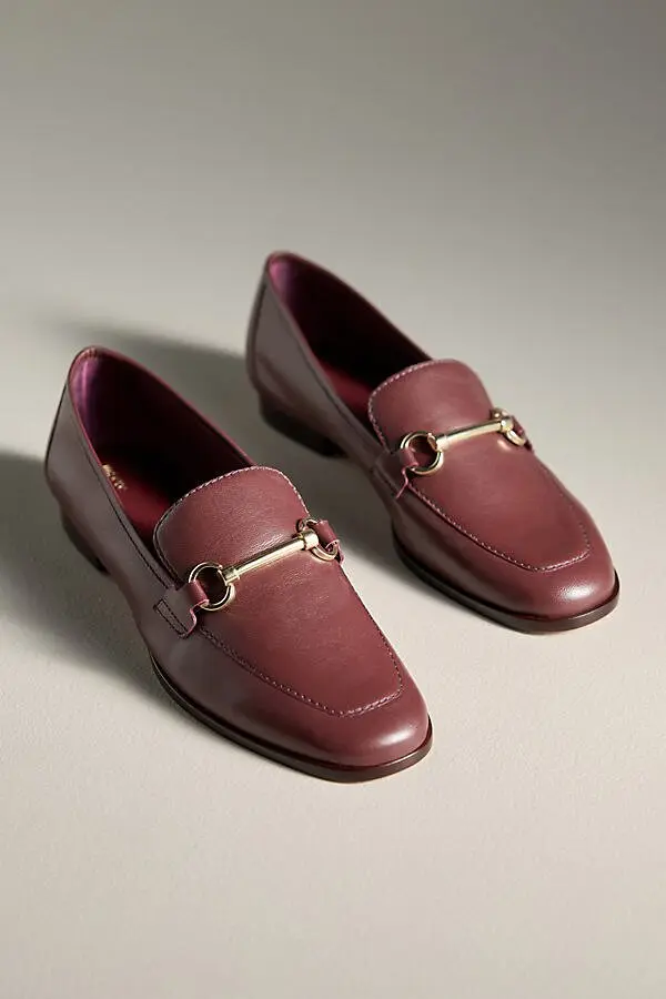 Maeve Horsebit Loafers - Oxblood