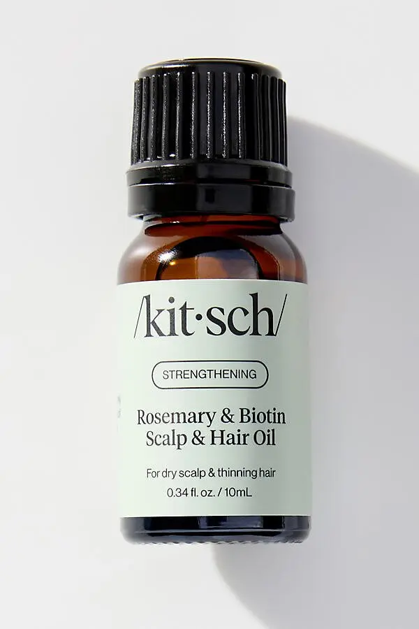 KITSCH Strengtheng Rosemary & Biot Scalp & Hair Oil - Green