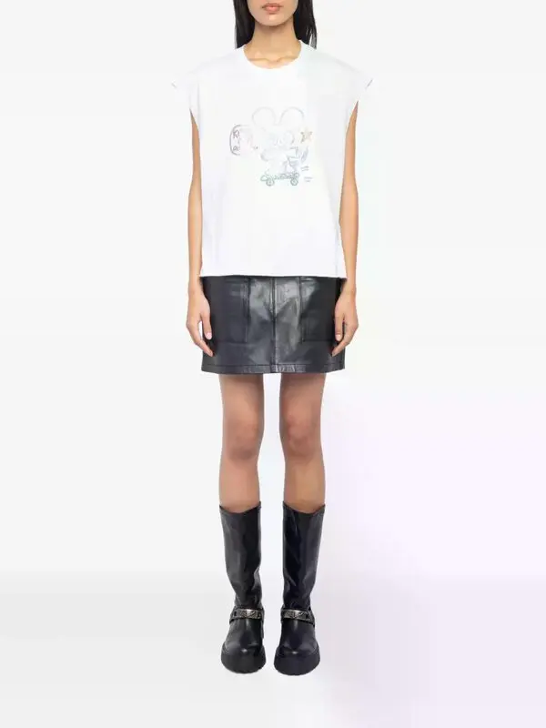 Zadig&Voltaire Cloe Cotton Tank Top