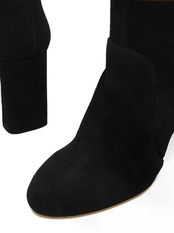 STUART WEITZMAN 85mm Block-heel Suede Boots