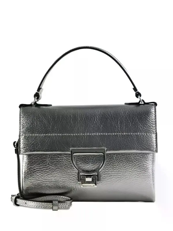 COCCINELLE Arlettis Metallic Leather Tote Bag