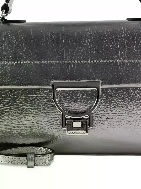COCCINELLE Arlettis Metallic Leather Tote Bag