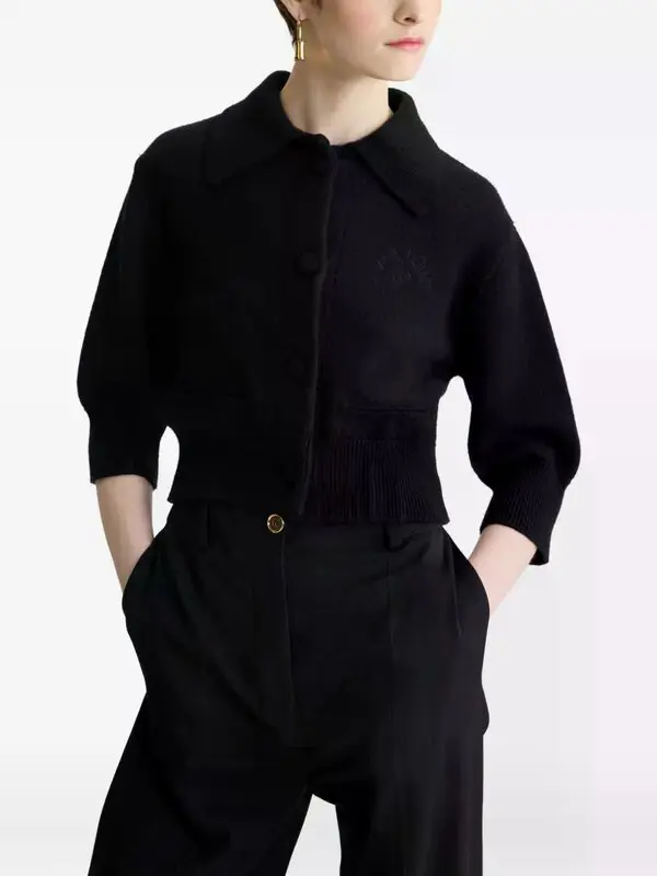 PATOU Buttoned Wool Cardigan