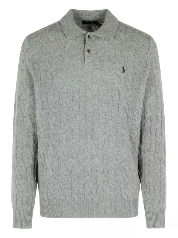 Polo Ralph Lauren Cable-knit Polo-neck Sweater