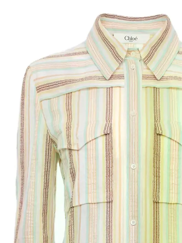 Chloé Striped Cotton Shirt