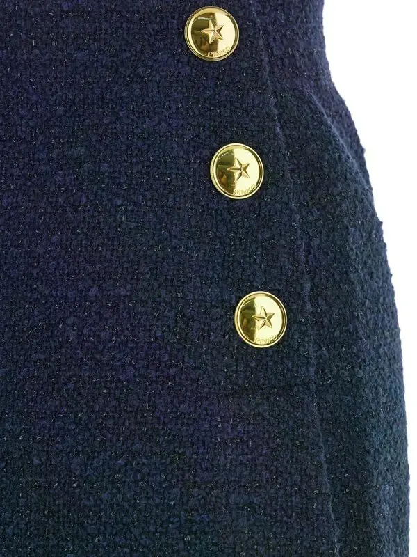 Pinko Bouclé Mini Skirt