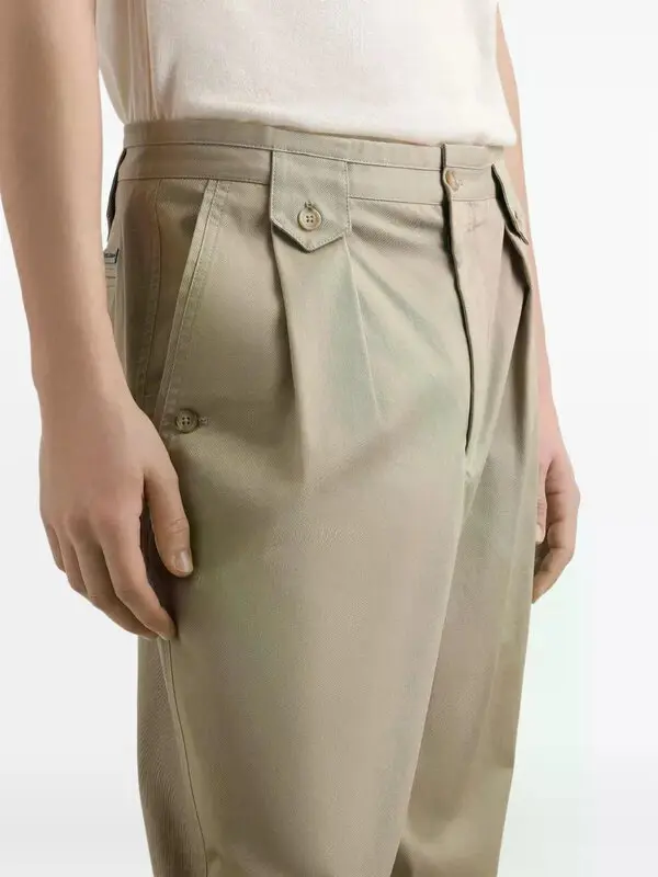 Dolce & Gabbana Pleat-detail Trousers - Neutrals