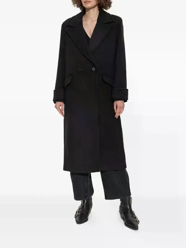 ALLSAINTS Double-breasted Lapel Coat