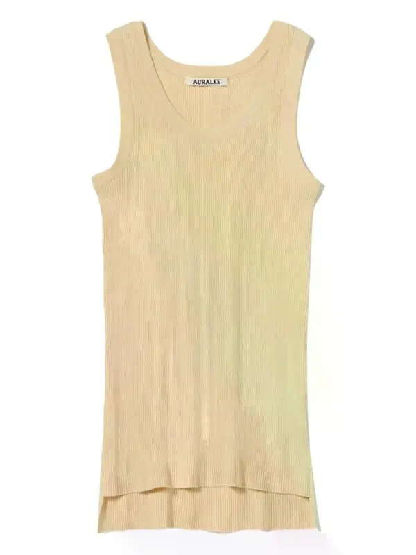 Auralee Ribbed Crew-neck Tank