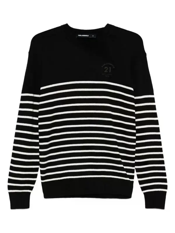 Karl Lagerfeld Striped Sweater