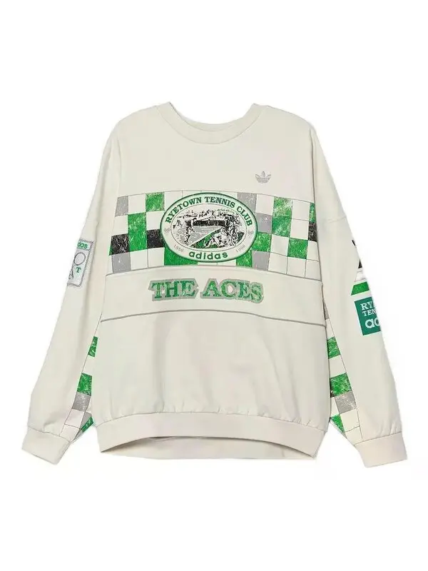Adidas Checkers-print Sweatshirt