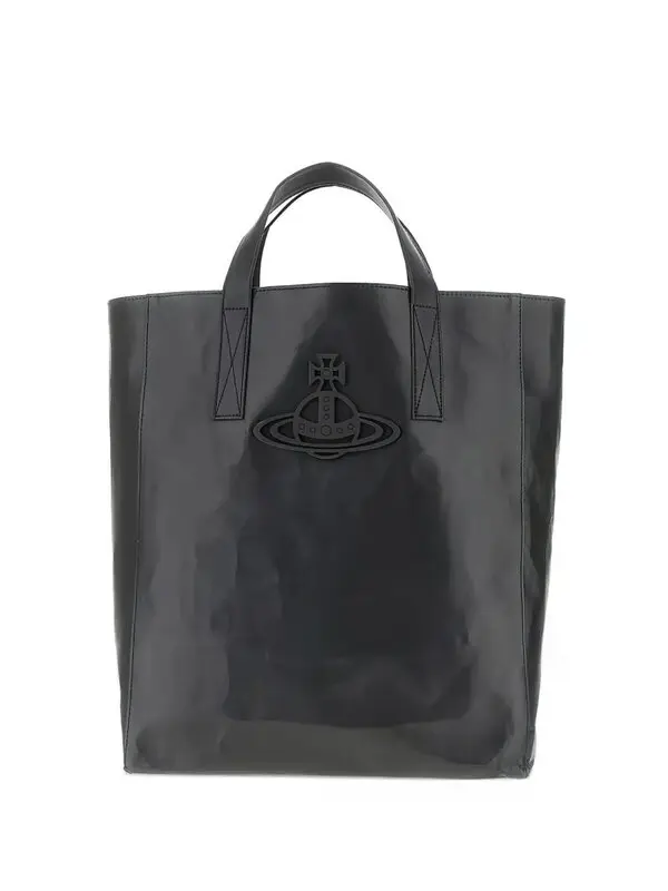 VIVIENNE WESTWOOD Orb-embellished Tote Bag - Black
