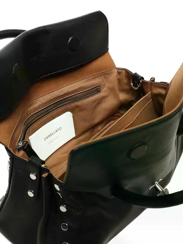 ZANELLATO Small Dotta Centauro Tote Bag - Black