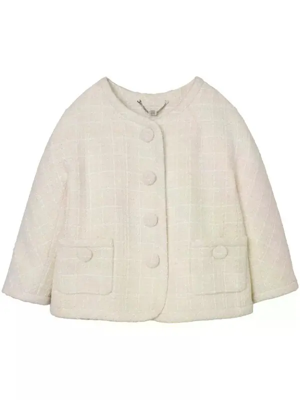 Marc Jacobs Tweed Backwards Jacket