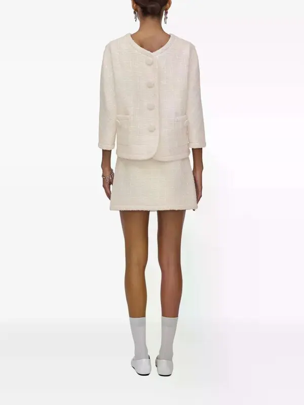Marc Jacobs Tweed Backwards Jacket