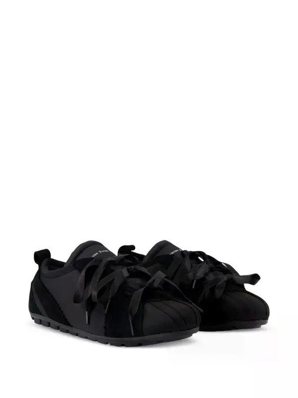 Simone Rocha Ballerina Grip Leather Sneakers - Black