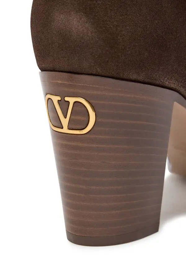 Valentino Garavani Pattie 75 Knee-high Boots - Brown