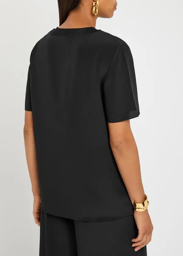 JOSEPH Rubin Silk-crepe T-shirt