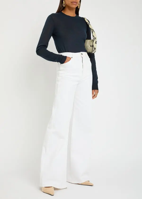 JOSEPH Cashmere Knit Top - Navy
