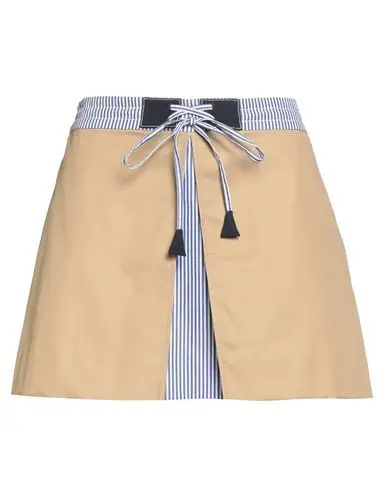 Sandro Mini Cotton Skirt - Beige