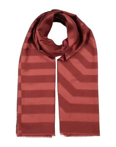 LANVIN Scarf Silk, Wool - Brown