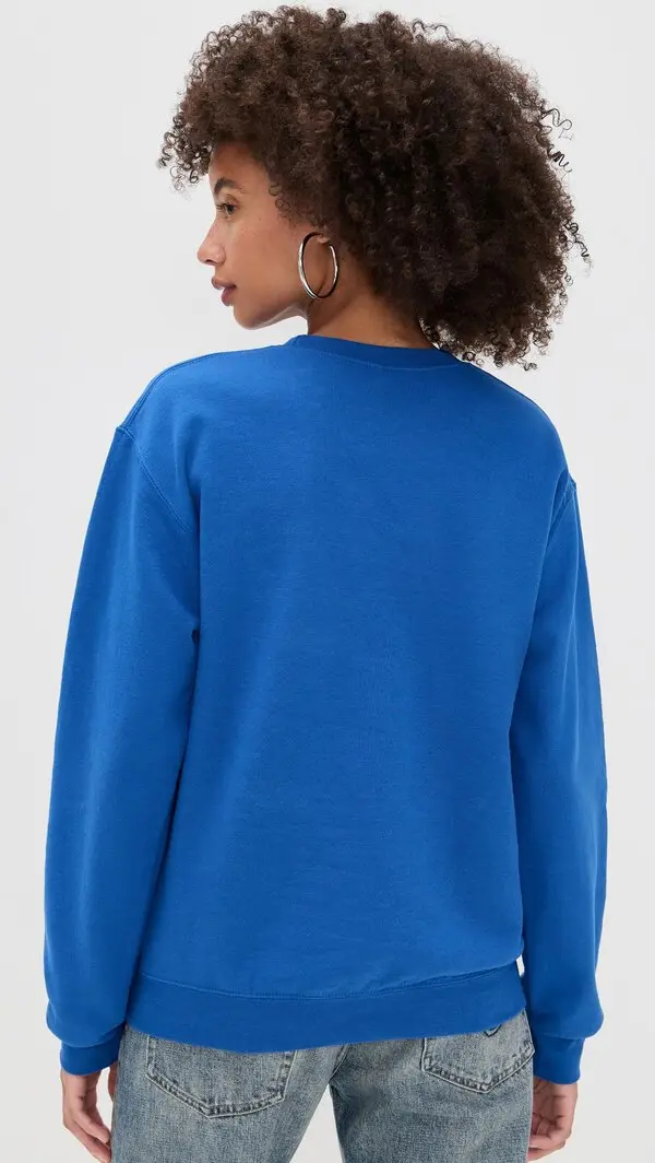 Junk Food Giants Property Crew Fleece Sweatshirt - Royal