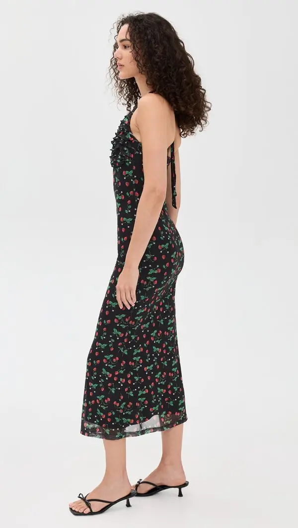 BAILEY ROSE Strawberry Print Maxi Dress