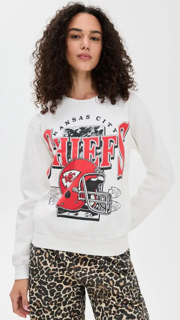 Junk Food Chiefs Conversion Crew Fleece Sweatshirt