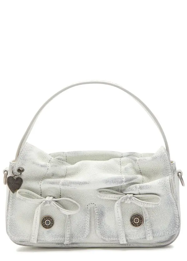 Acne Studios Multipocket Micro Top Handle Bag - White