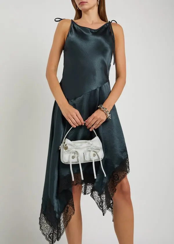 Acne Studios Multipocket Micro Top Handle Bag - White