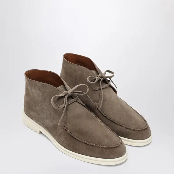 Loro Piana Walk And Walk Ankle Boots In Grey - 14% Off  display picture 2