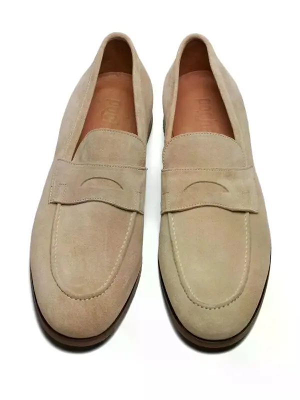 POCHE PARIS Penny Suede Loafers