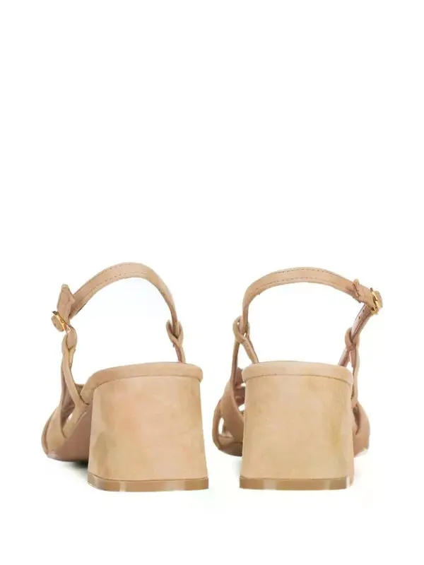 POCHE PARIS Slingback Block-heel Pumps