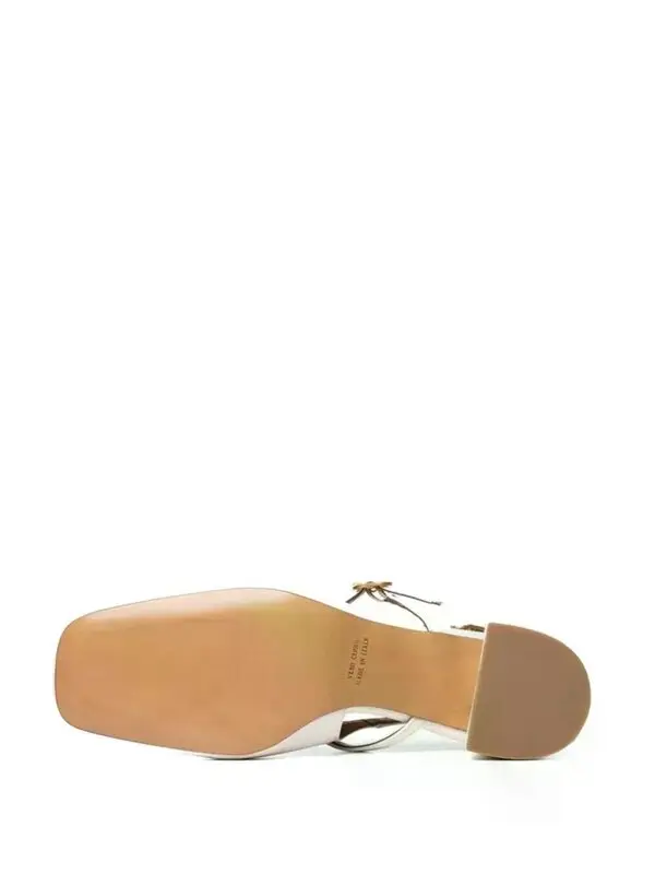 POCHE PARIS 50mm Square-toe Slingback Mules