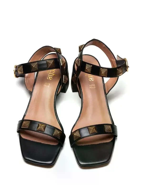 POCHE PARIS 45mm Gail Studded Ankle-strap Sandals