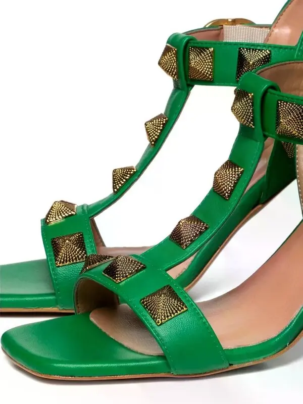 POCHE PARIS 85mm Lille Studded T-bar Sandals