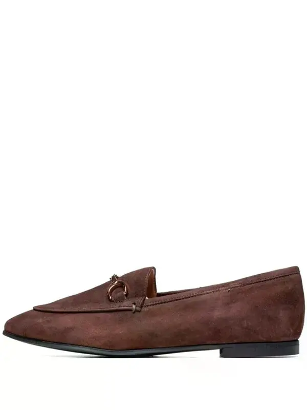 POCHE PARIS Horsebit Suede Loafers